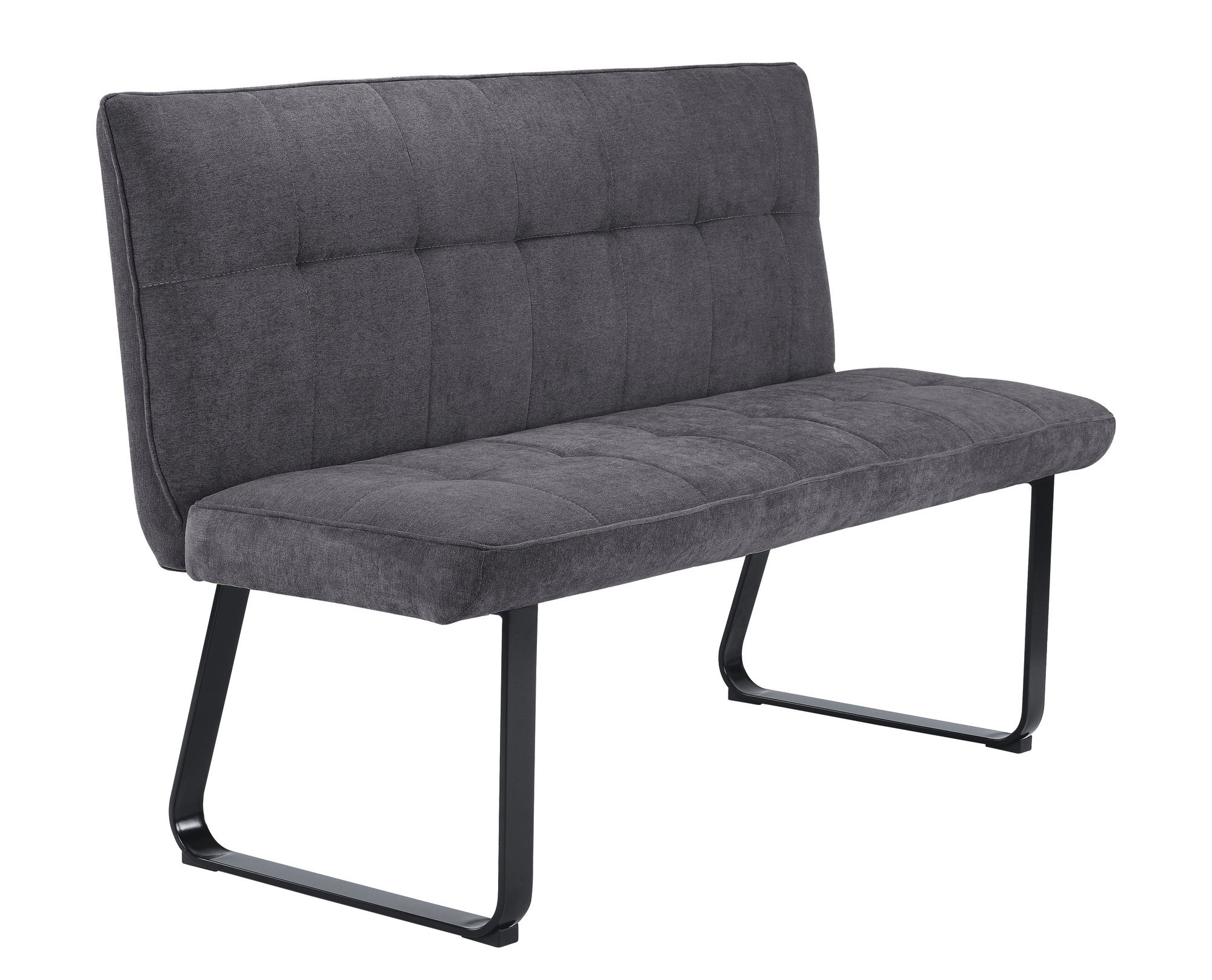 byLIVING Bank TALEA, Breite 140 oder 160 cm, Bezug dunkelgrau oder hellgrau